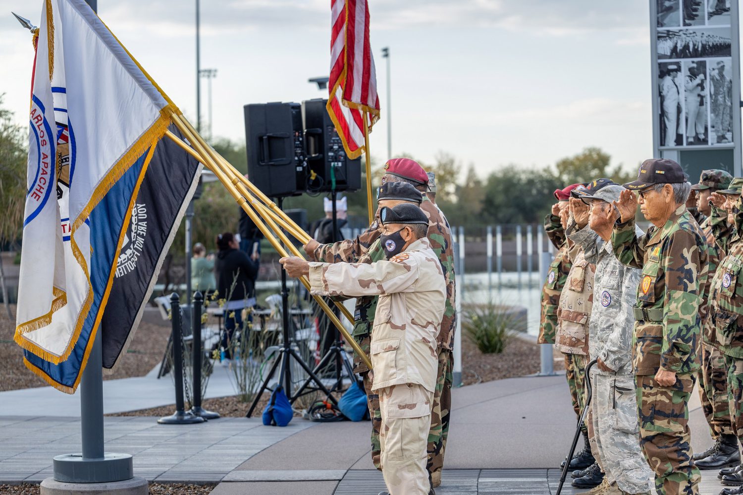 Flag Breathing Ceremony Honors Fallen Service Members of Pearl Harbor Attacks | O'Odham Action News