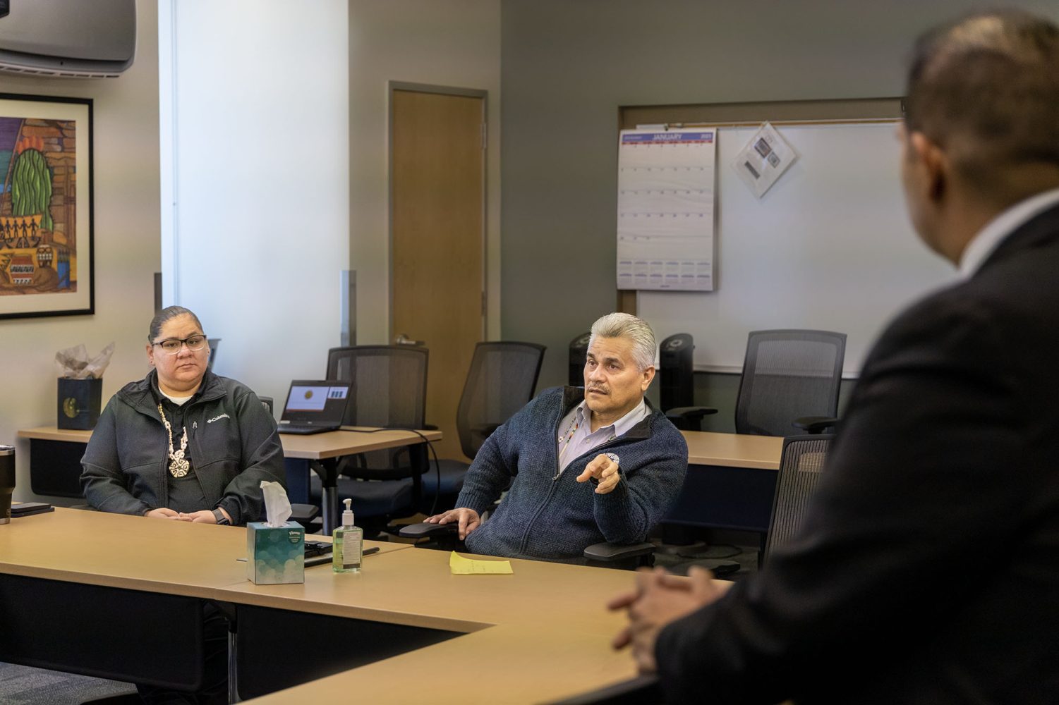 Navajo Nation Delegation Visits SRPMIC | O'Odham Action News