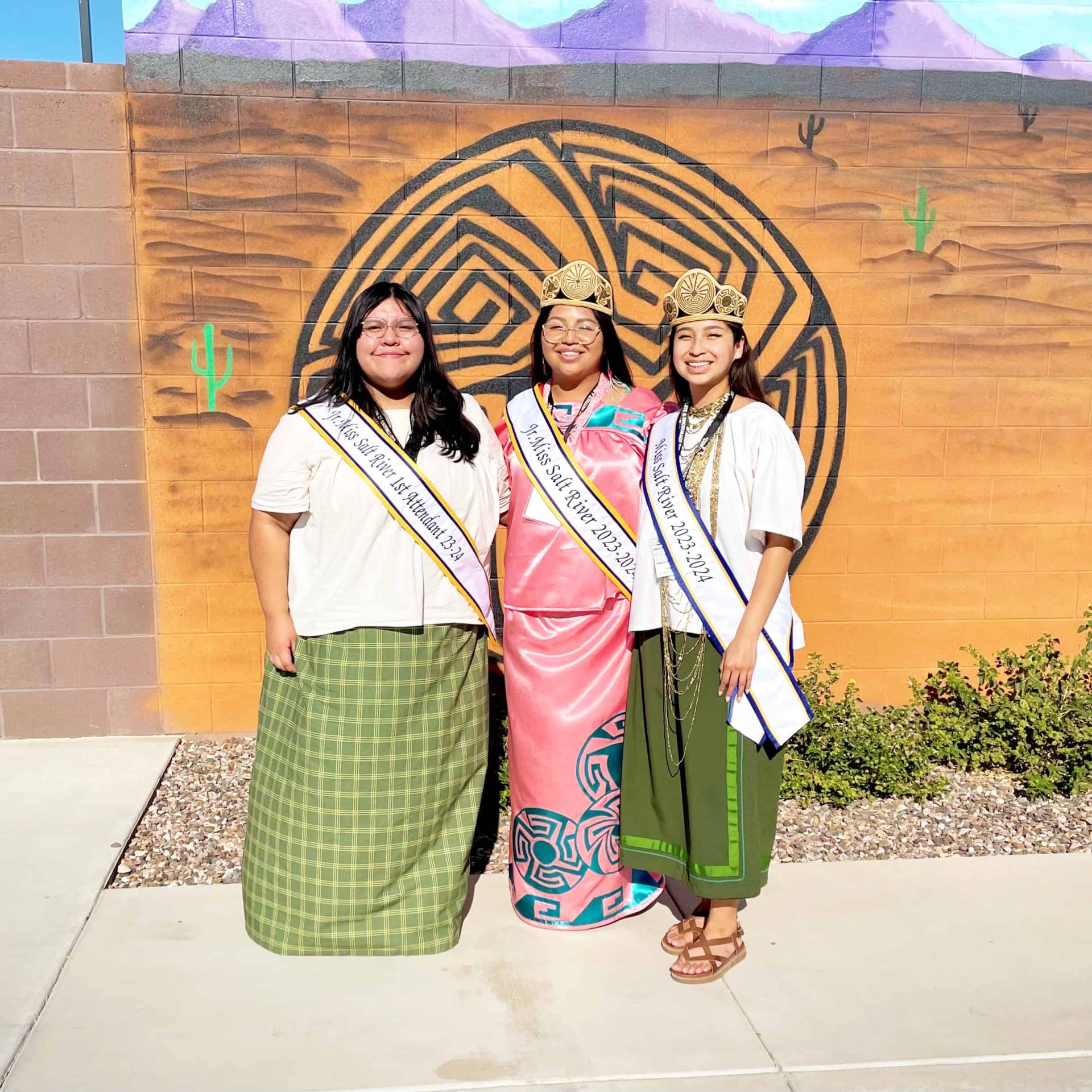 Miss and Jr. Miss Salt River Court Participate at 36th Annual Gila ...