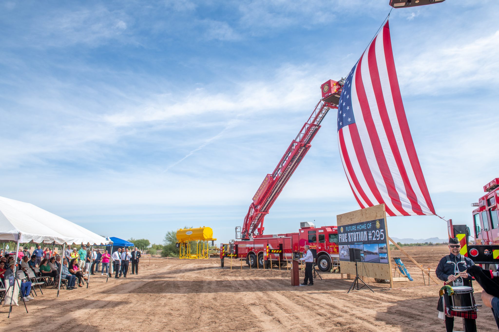 Salt River Fire Department Breaks Ground on Station 295 | O'Odham ...
