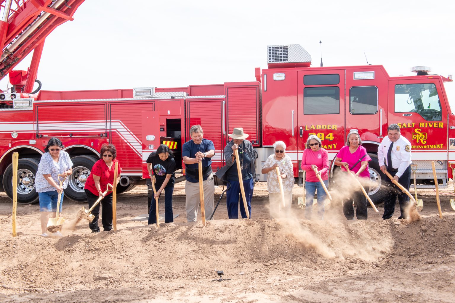 Salt River Fire Department Breaks Ground on Station 295 | O'Odham ...