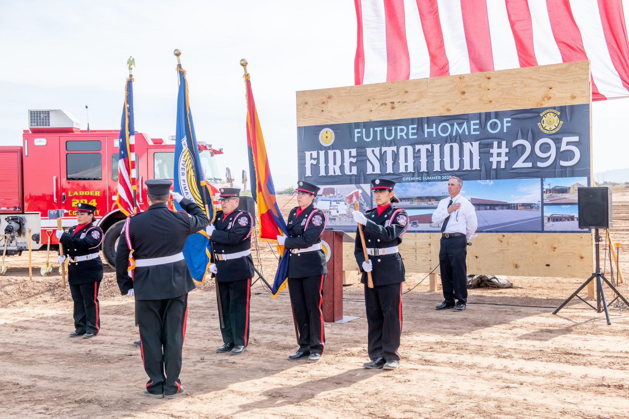 Salt River Fire Department Breaks Ground on Station 295 | O'Odham ...